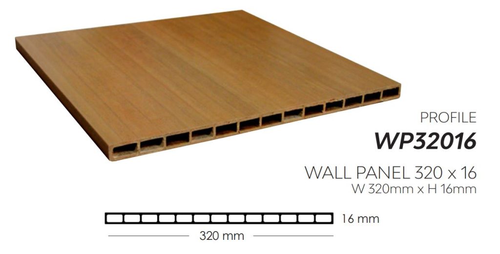 WALL PANEL 320 x 16 | GRM Biowood Philippines